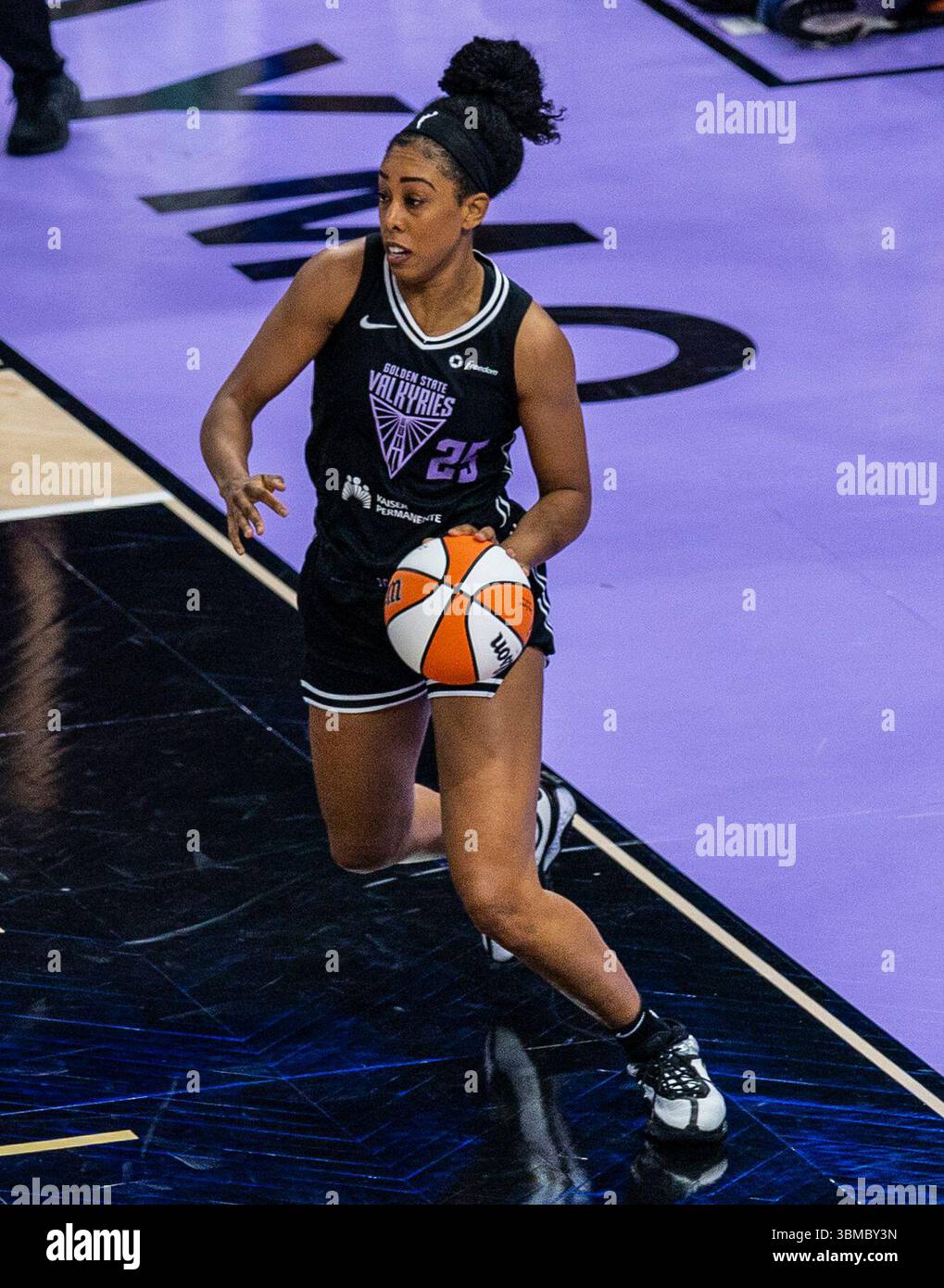 June 25 2025 San Francisco CA, U.S.A. Valkyries forward Monique ...