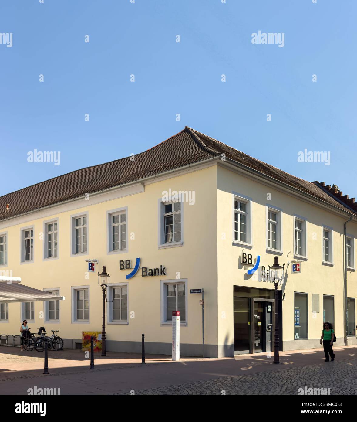 Rastatt , Germany - May 1, 2025: BB Bank stands on a sunny corner in ...