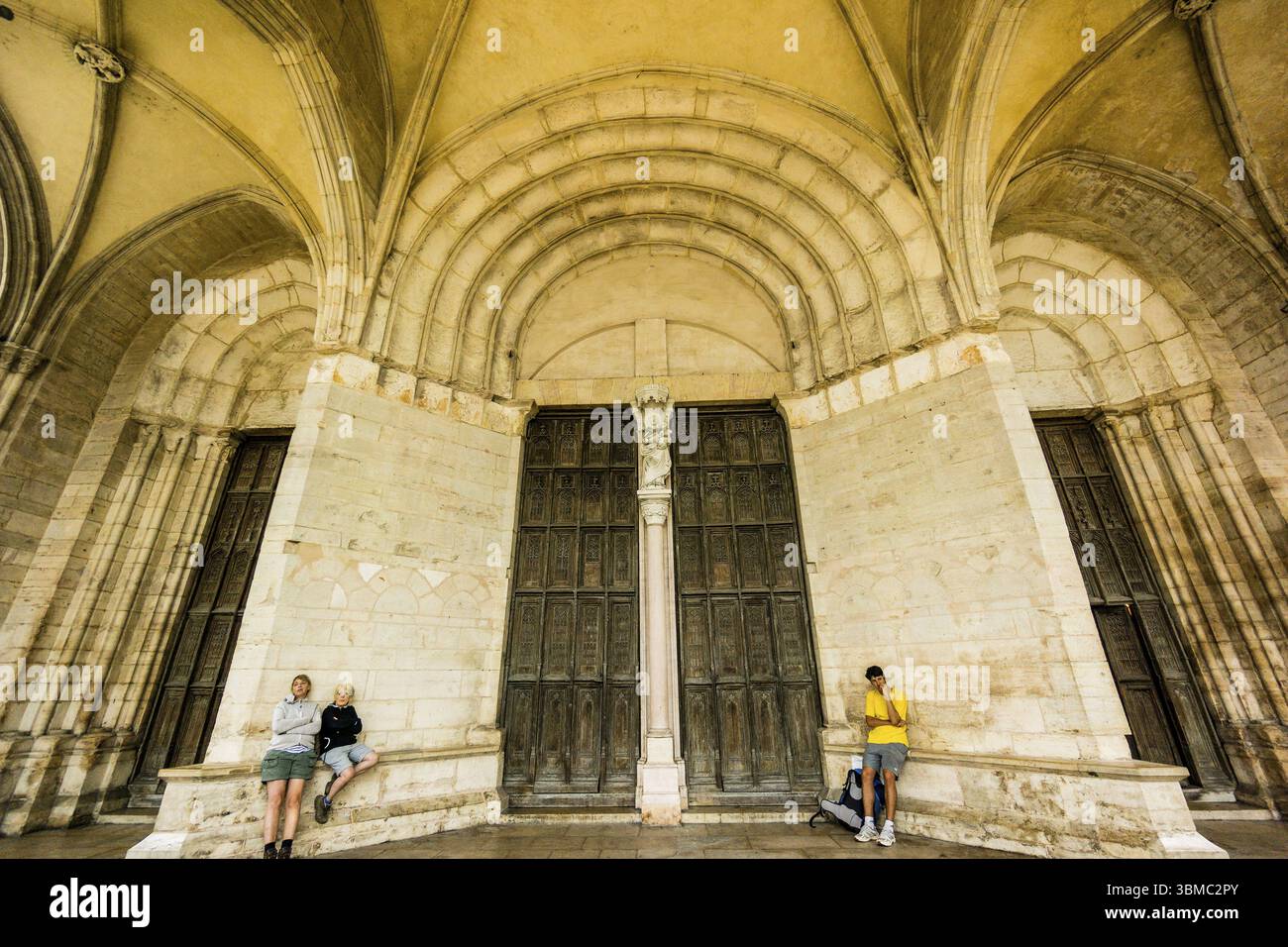 Pilgrims, church of Saint Nicholas (Catholic temple of Romanesque ...