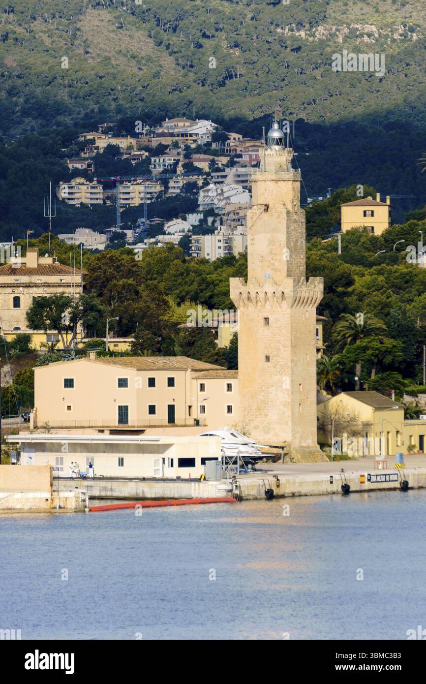 Porto Pi Tower. Palma. Mallorca. Balearic Islands. Spain Stock Photo ...