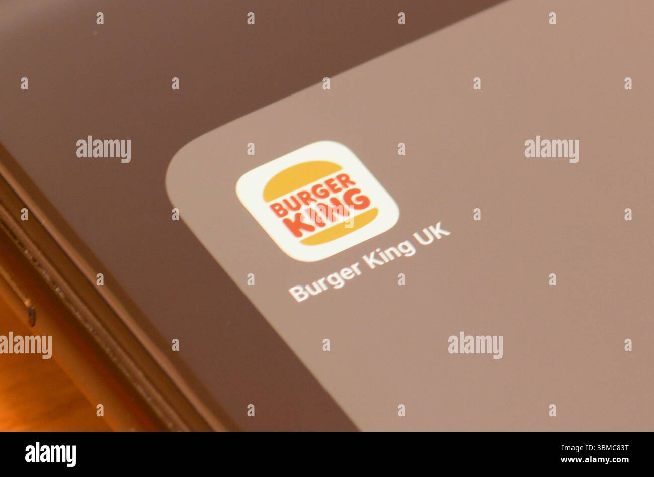 Burger king uk application hi-res stock photography and images - Alamy