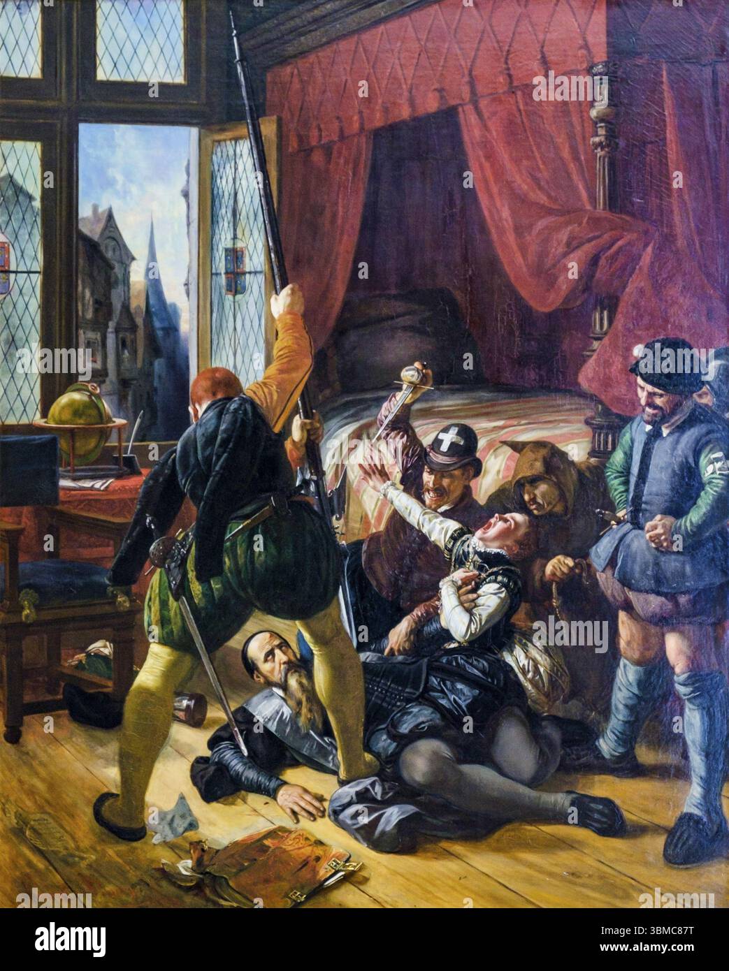 Scene of St. Bartholomew, Joseph-Nicolas Robert-Fleury, - Scene of St ...