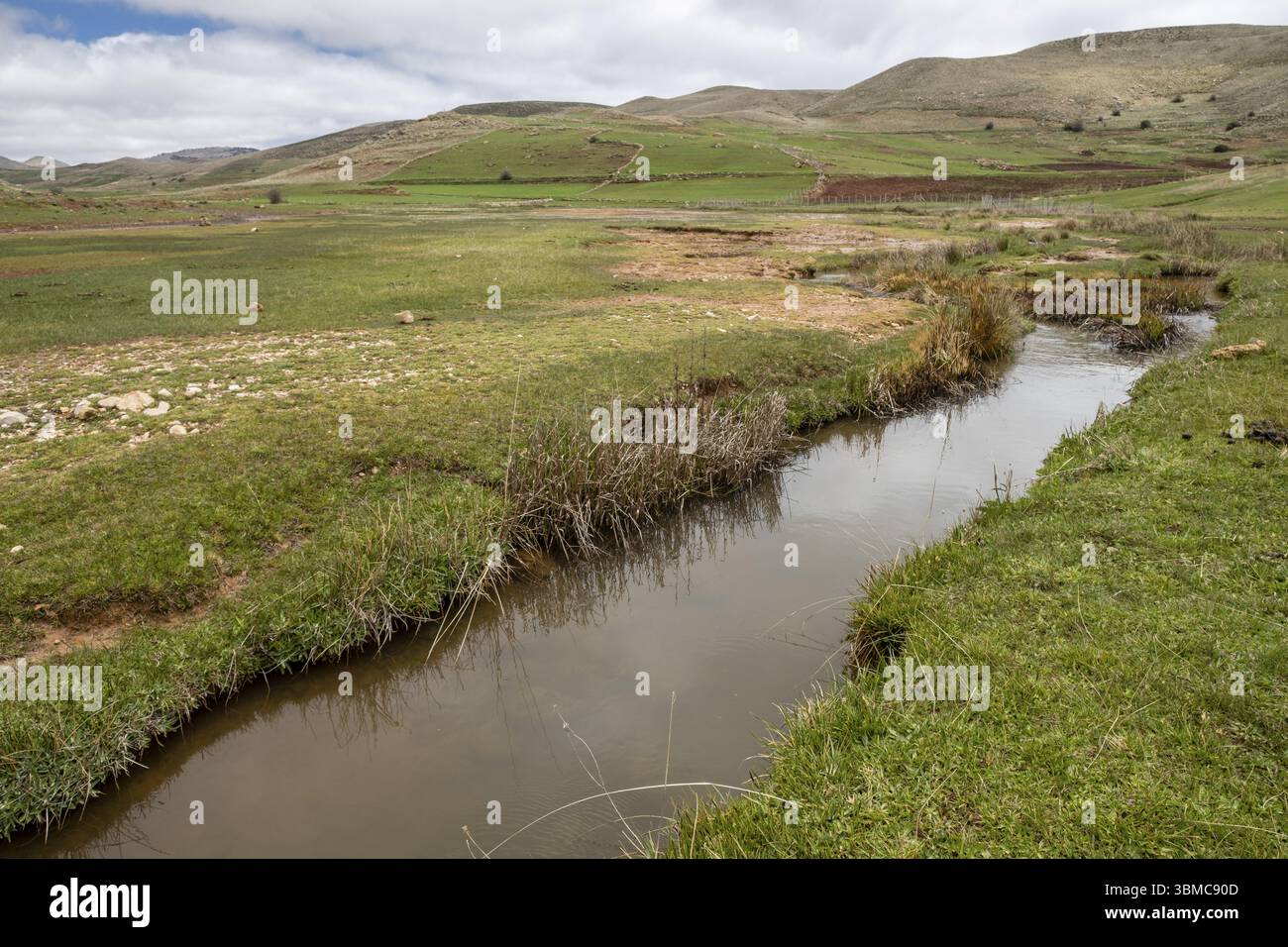 Ifrane-Fluss, Ifrane-Nationalpark, Mittlerer Atlas, Marokko, Afrika ...