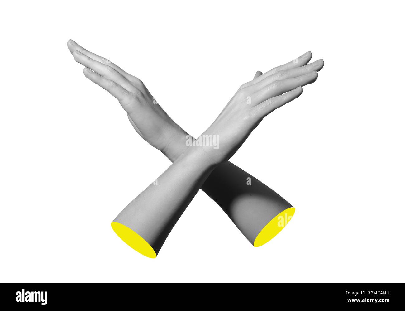 Stop sign in barrier Cut Out Stock Images & Pictures - Alamy