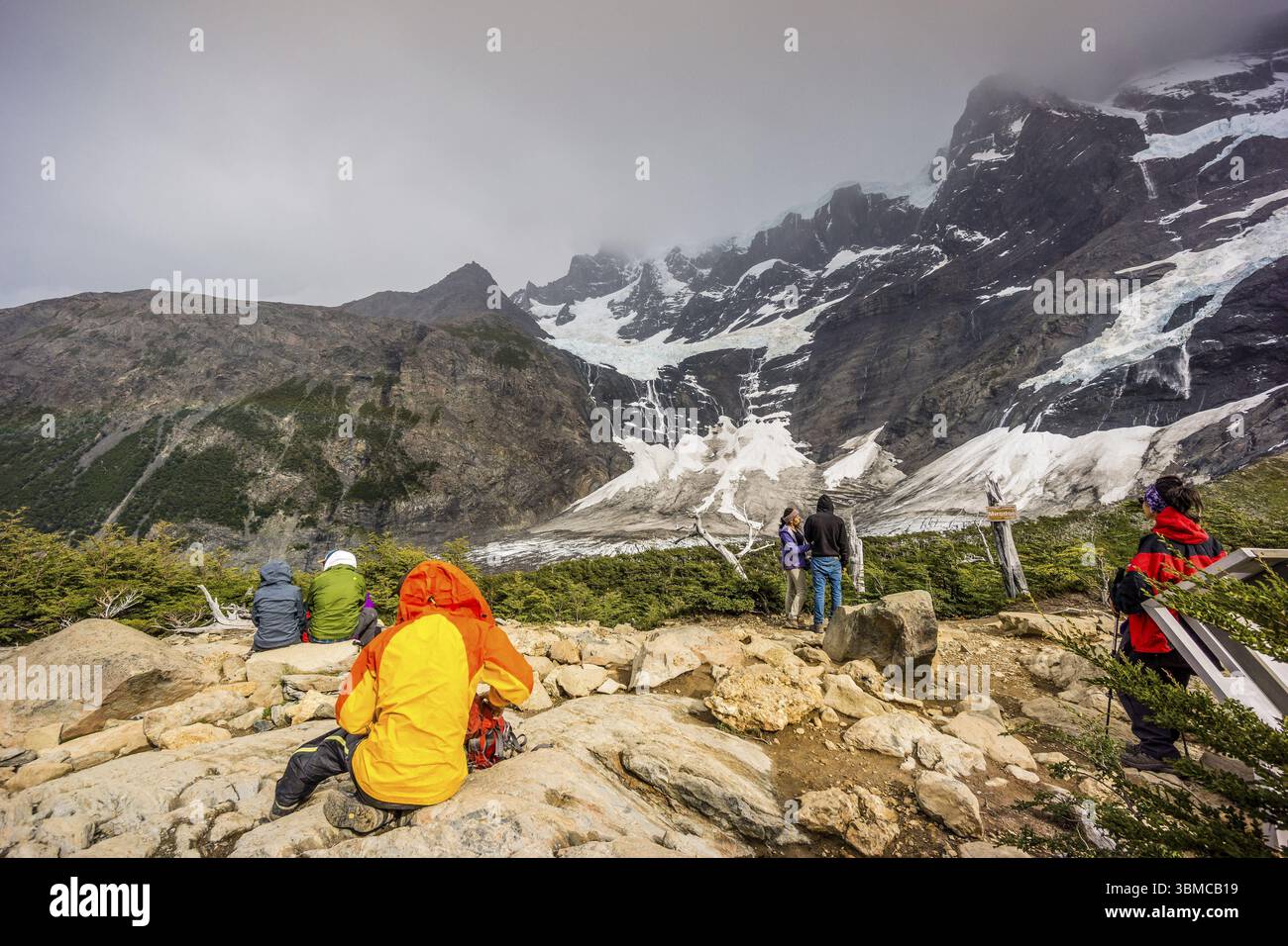Frances glacier, Frances Valley, Torres del Paine National Park, National System of Protected ...