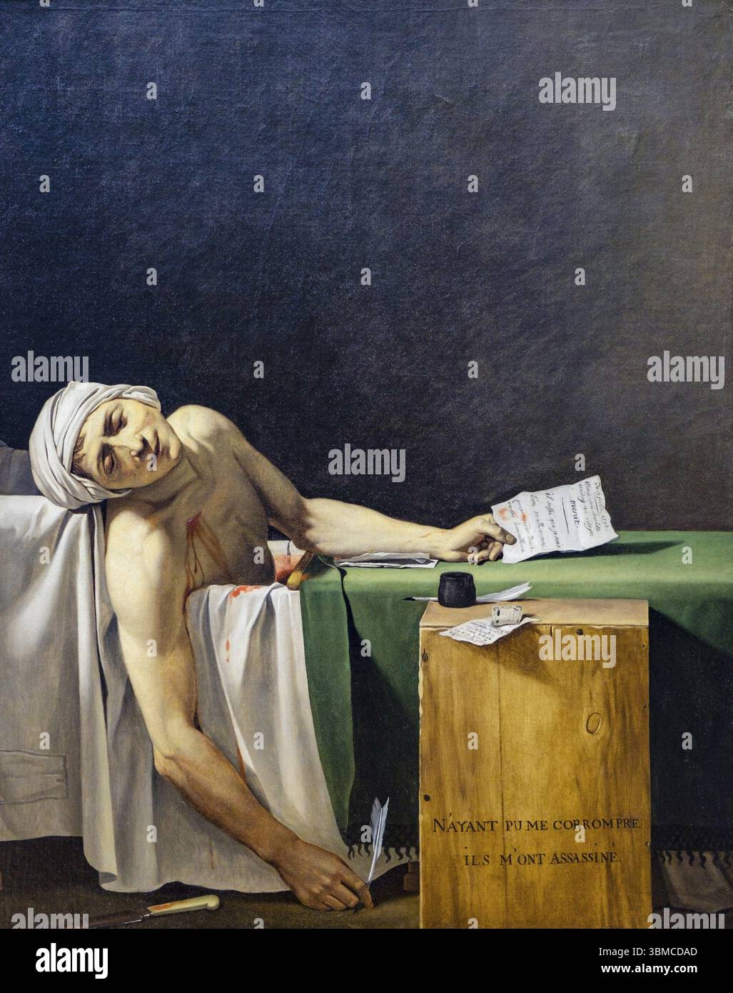 The death of Marat, Jacques-Louis David, 1793, oil on canvas ...