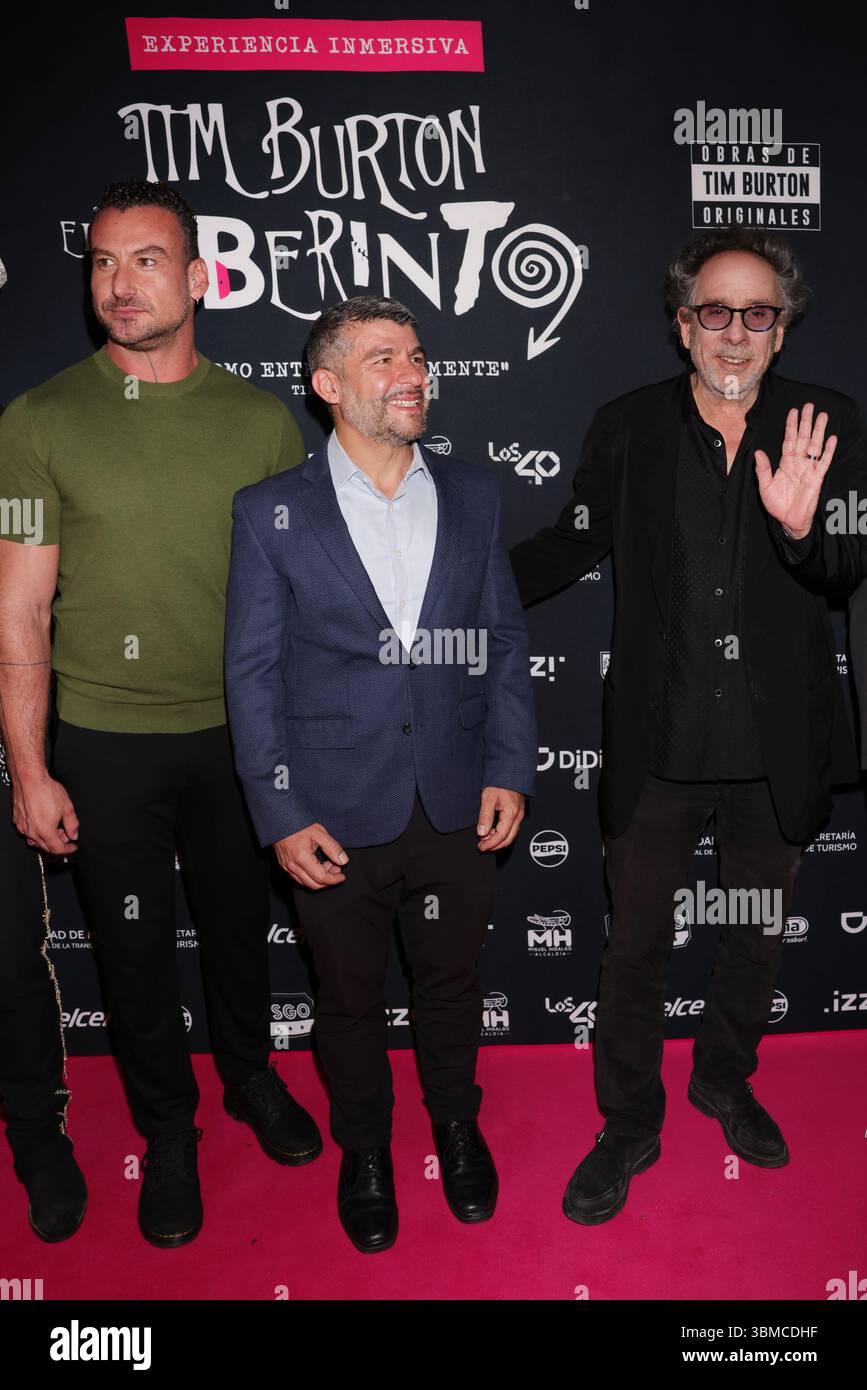 Mexico City, Mexico. 25th June, 2025. American director Tim Burton ...