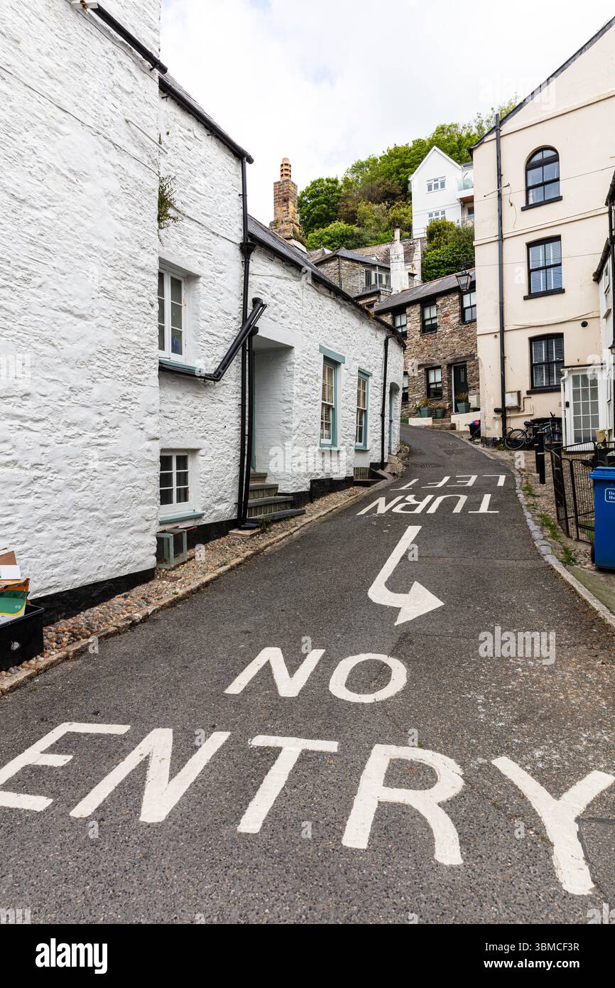Looe, Cornwall, UK, England, Looe town, street, streets, road, roads ...