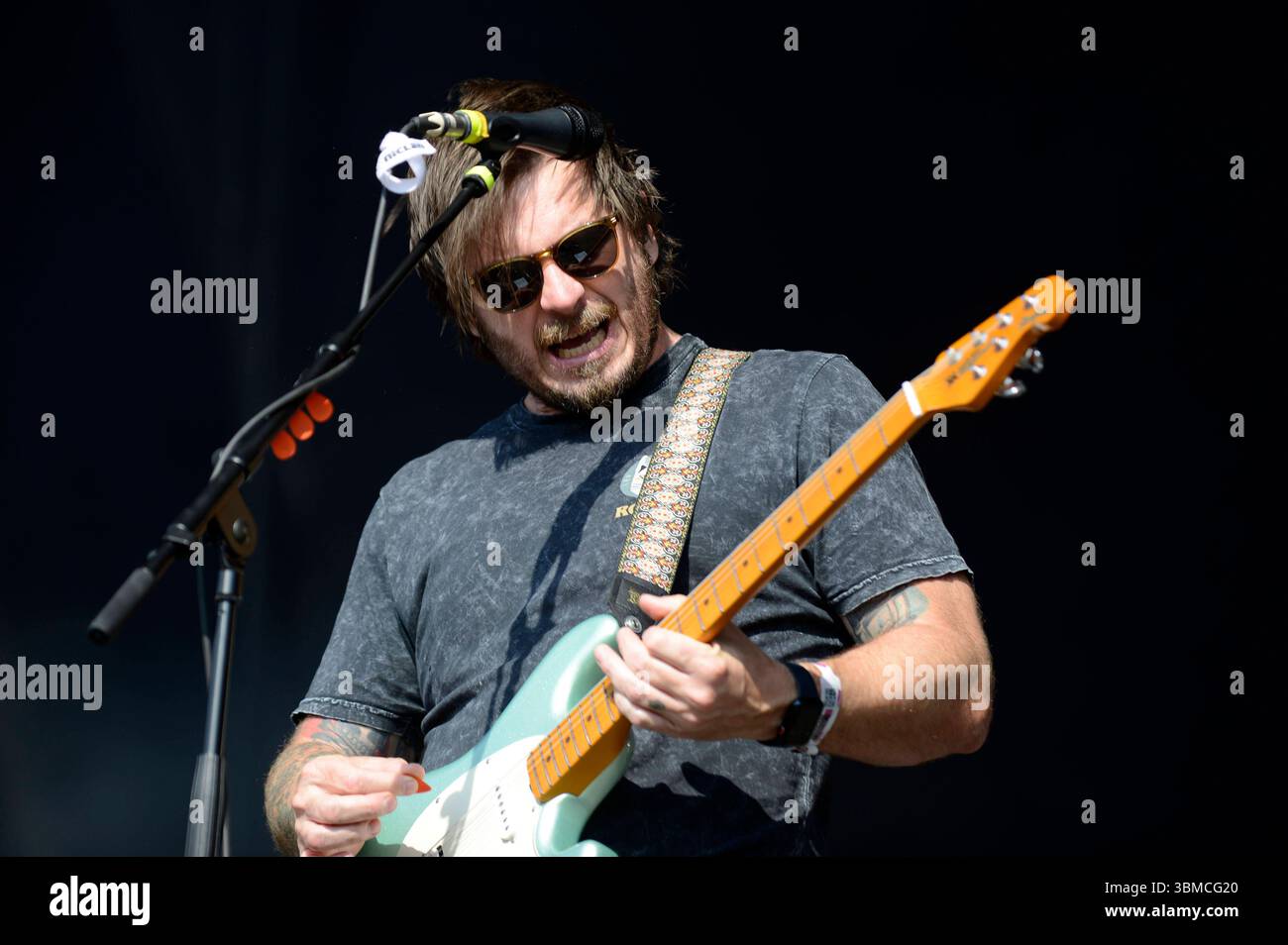 Thrice live auf dem 27. Hurricane Festival 2025 am Eichenring. Scheeßel, 20.06.2025 *** Thrice ...