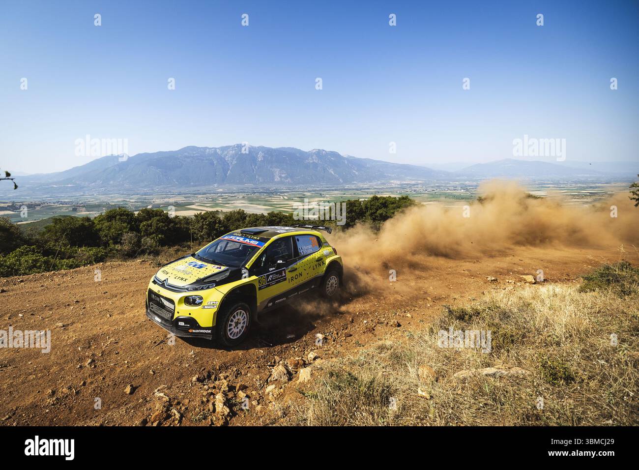 36 Pablo SARRAZIN, Geoffrey COMBE, Citroen C3 Rally2, action during the ...