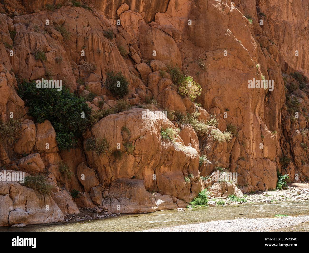 Morocco, 25 May 2025. Traditional houses nestled at the base of the ...