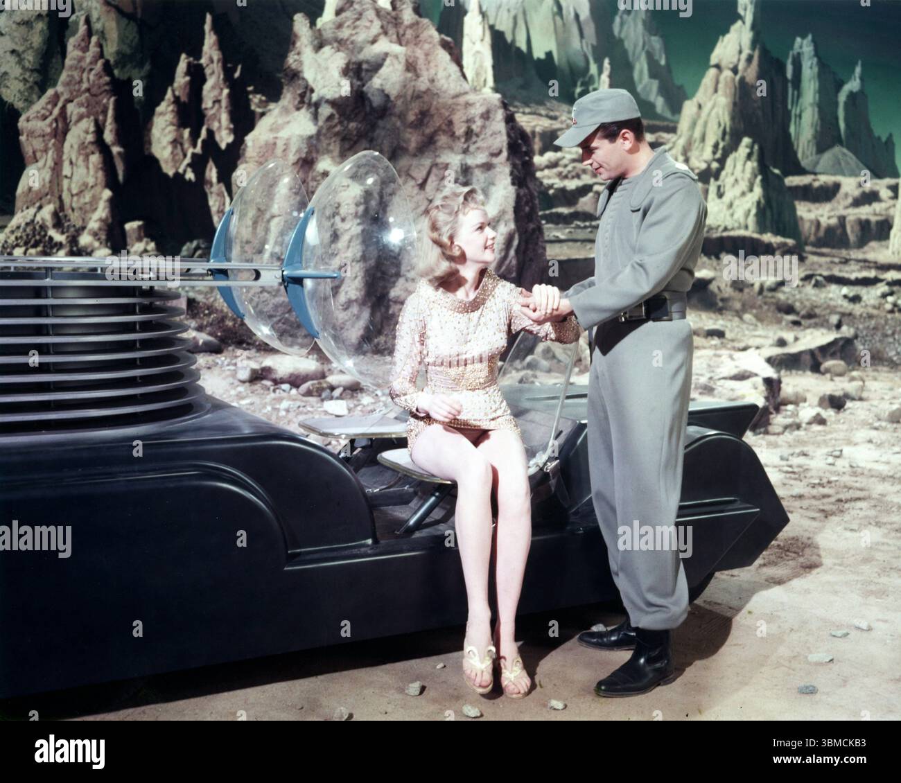 ANNE FRANCIS and LESLIE NIELSEN in FORBIDDEN PLANET 1956 director FRED ...
