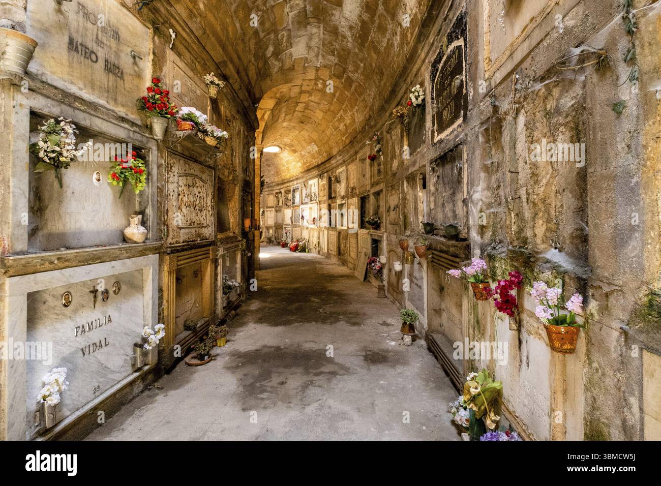 Catacombs, used to bury the deceased during the 1918 flu epidemic ...