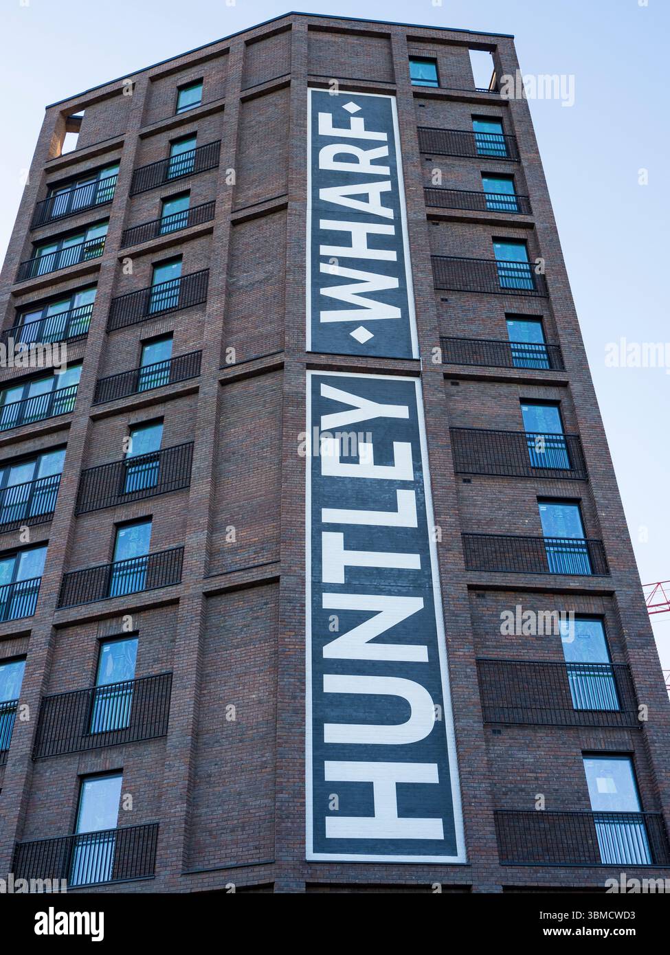 Huntley wharf logo hi-res stock photography and images - Alamy