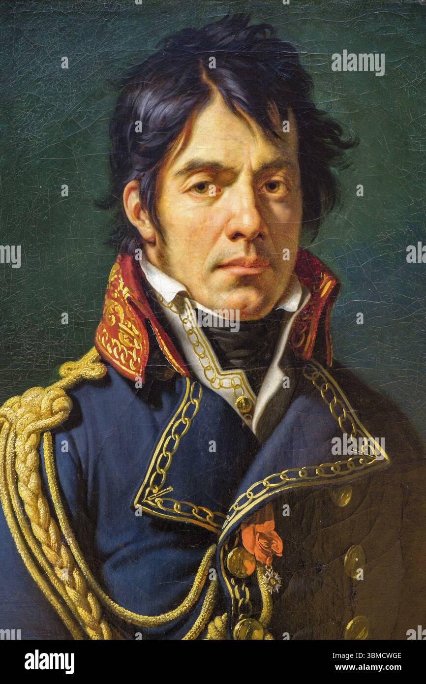 Portrait of Larrey, Anne-Louis Girodet de Roussy-Trioson, early 19th ...