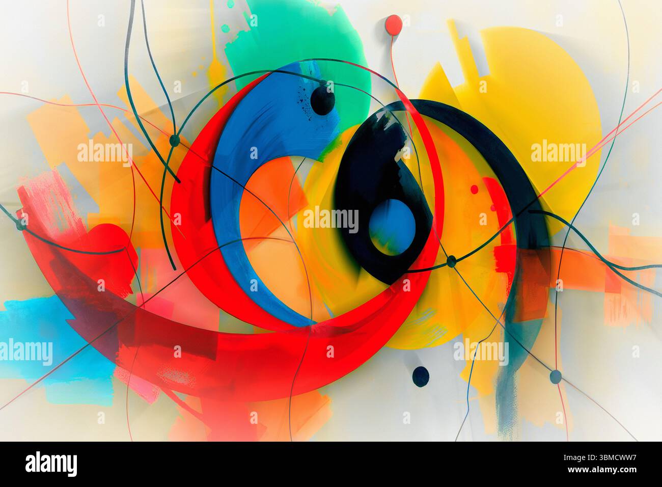 CONTEMPORARY ABSTRACT ART: "Tenderness" by Edmund Nagele FRPS Stock ...