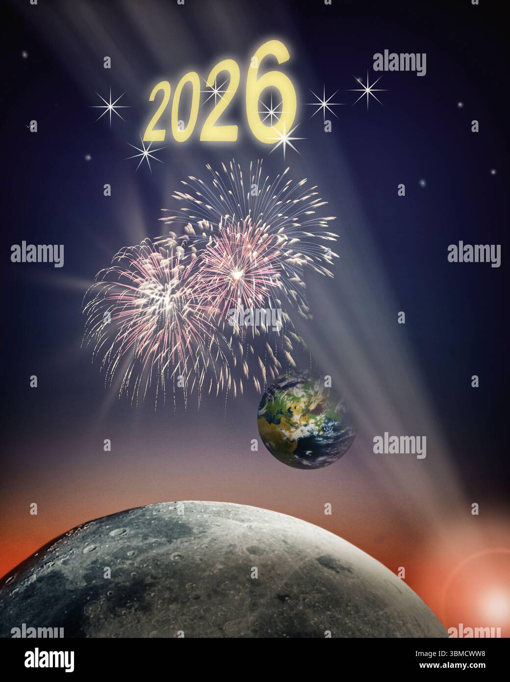 New year 2026 poster hi-res stock photography and images - Alamy