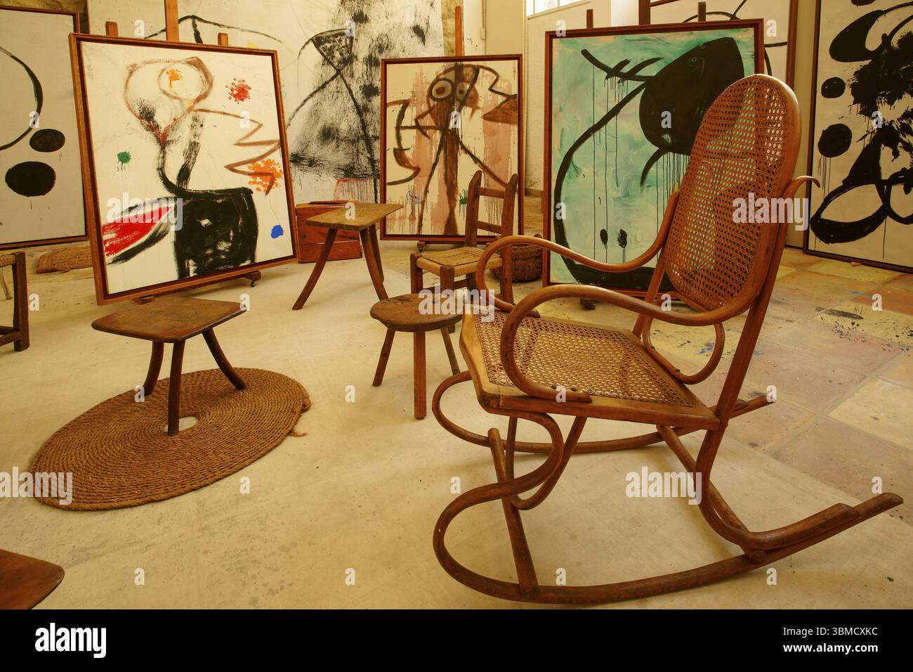 Werkstatt Sert (1956). Stiftung Pilar und Joan Miro. Palma de Mallorca ...