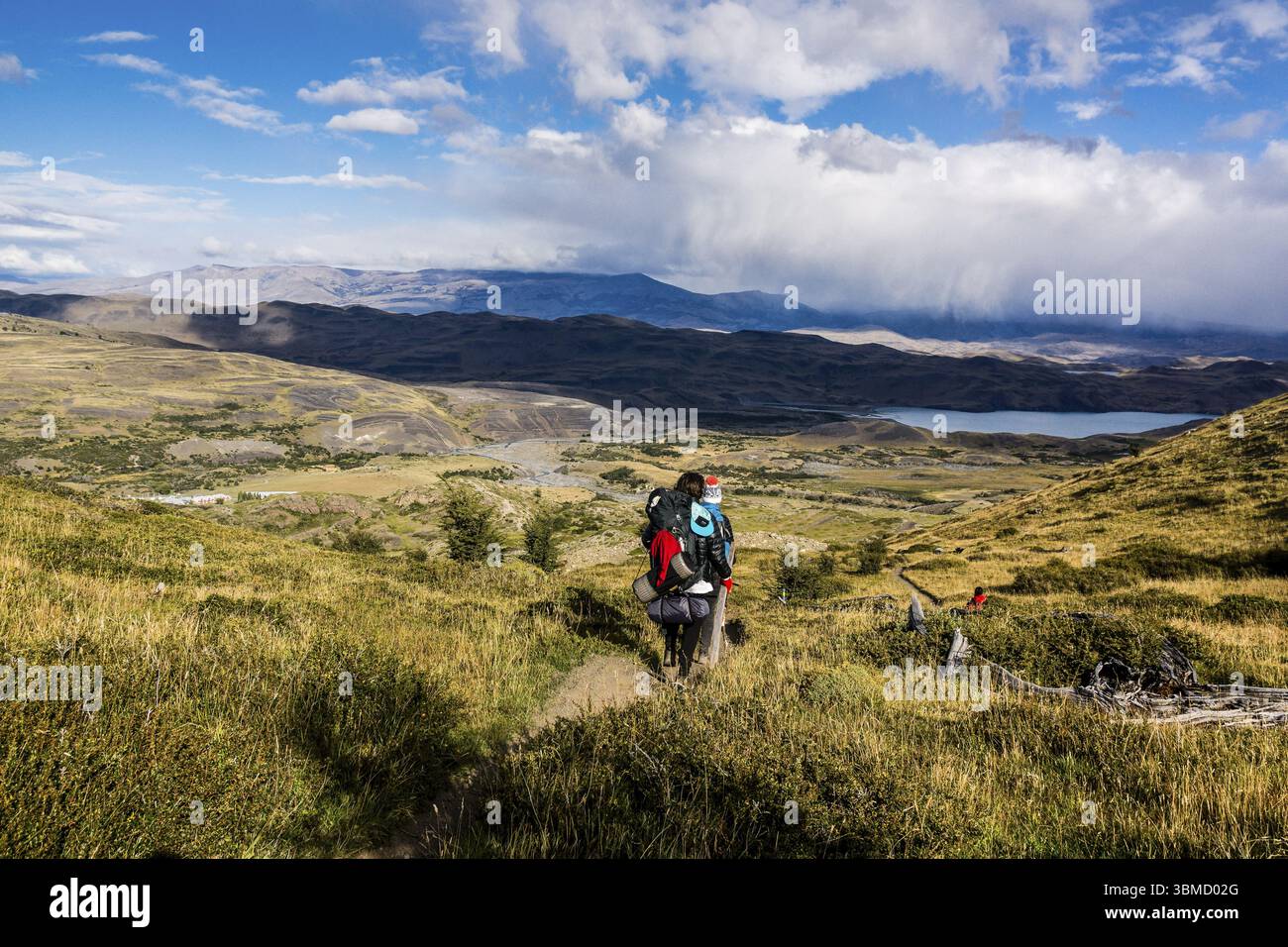 Hikers, Torres del Paine National Park, National System of Protected ...