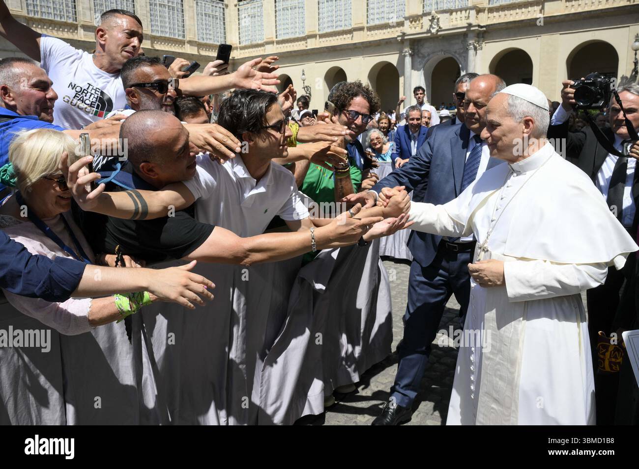 Pope Leo XIV meets participants in the World Day Against Drug Abuse and Illicit Trafficking 2025 ...