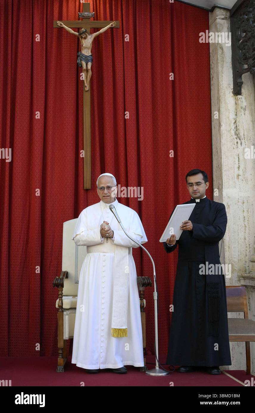Pope Leo XIV meets participants in the World Day Against Drug Abuse and ...