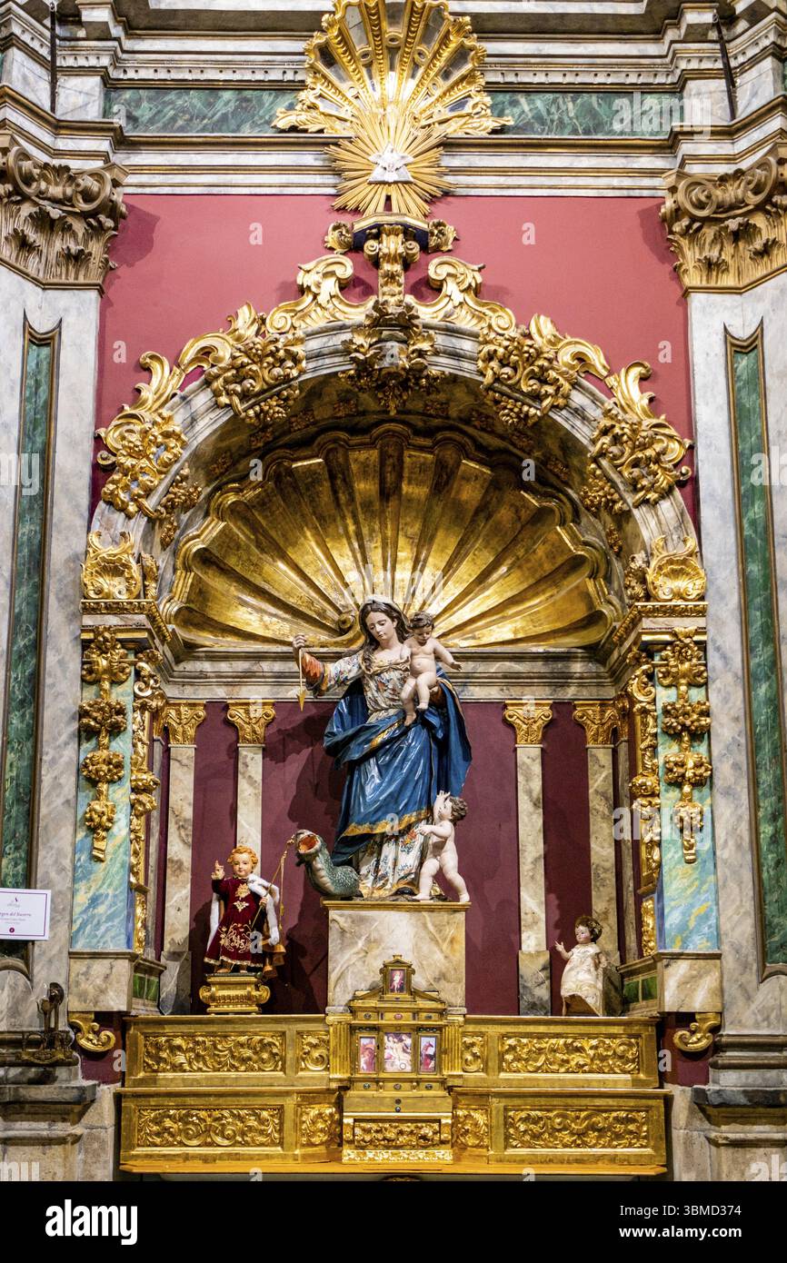 Virgen del Socorro, German Lopez Mejia, 18th century, church of San ...