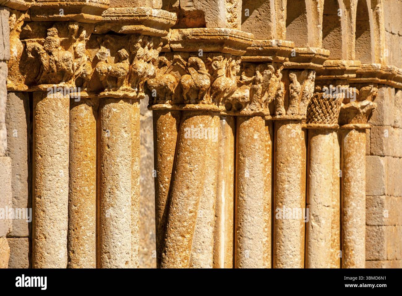 Porticoed gallery, Church of San Pedro Apostol, Romanesque, 12th ...