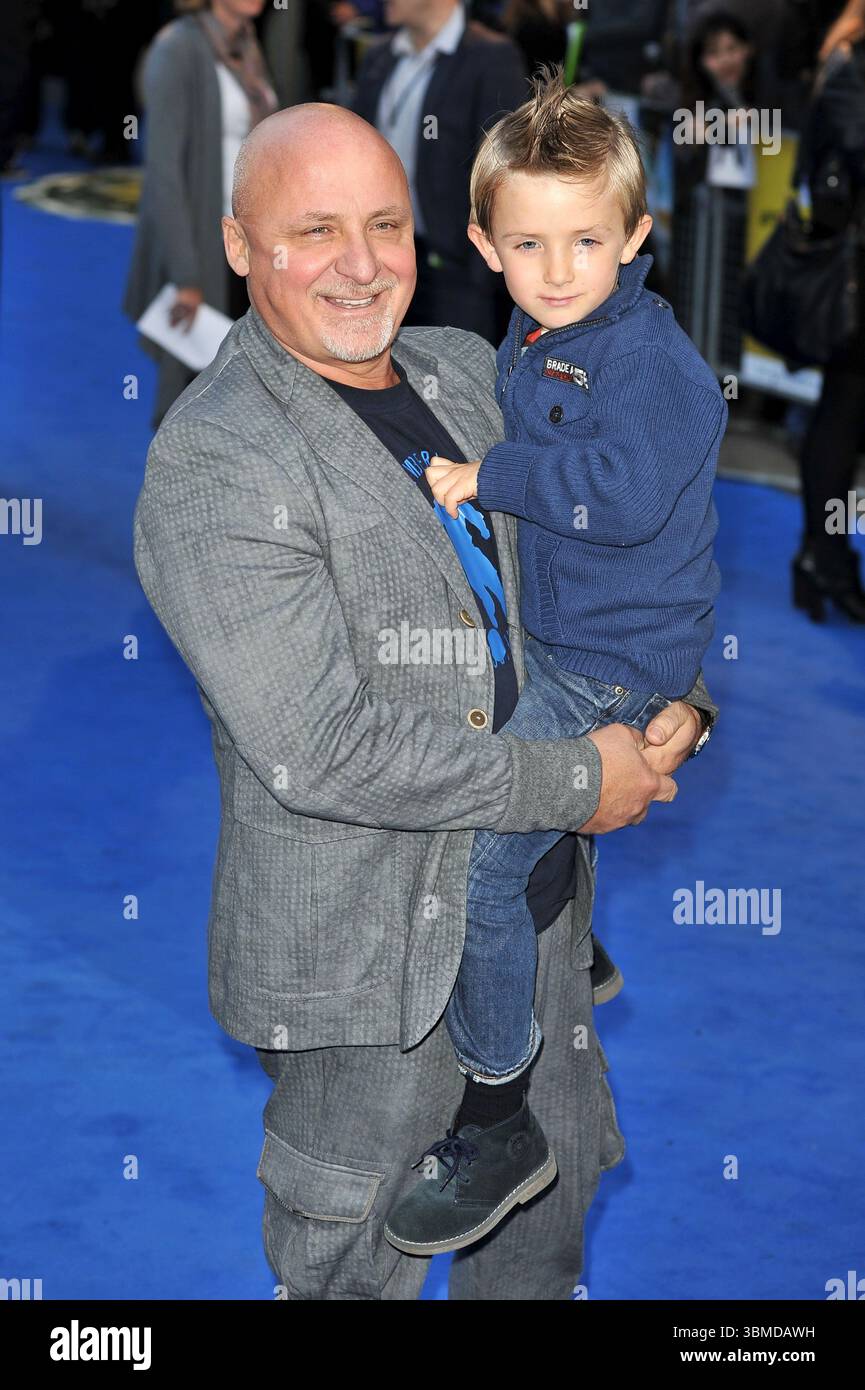 Aldo Zilli at the UK film premiere of 'The Adventures of Tintin: The ...