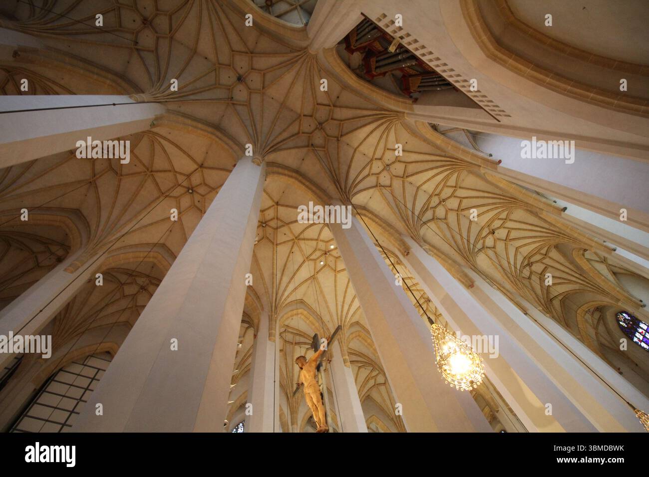 MUNICH, GERMANY - JUNE 24, 2025: Interior view of Frauenkirche with ...