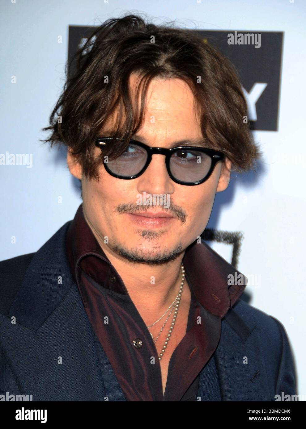 Johnny Depp at the premiere of 'The Rum Diary' held at LAMCA Art Museum ...