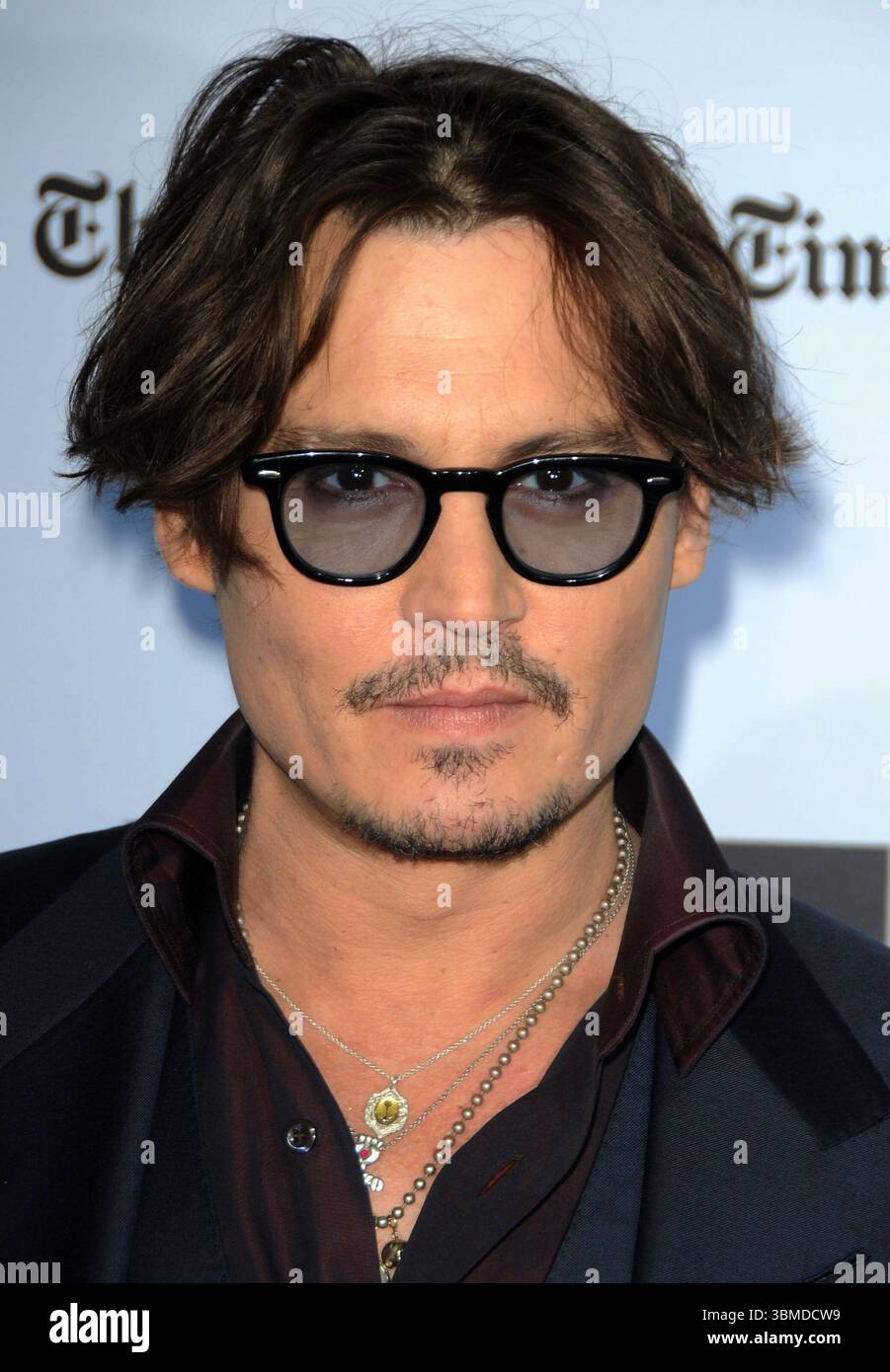 Johnny Depp at the premiere of 'The Rum Diary' held at LAMCA Art Museum ...