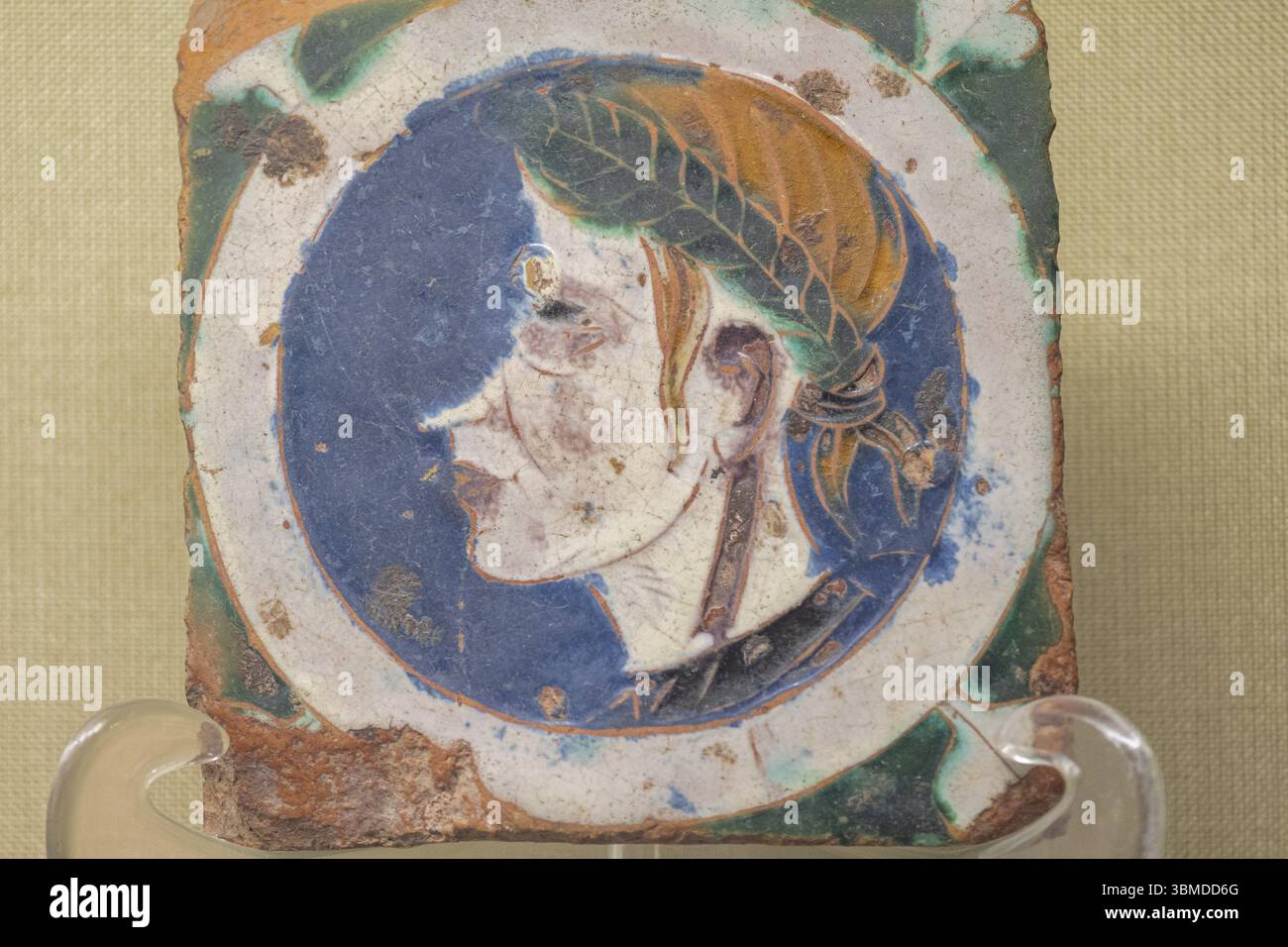 Tile of the Alcazar of Najera, 15th century, Museo Historico ...