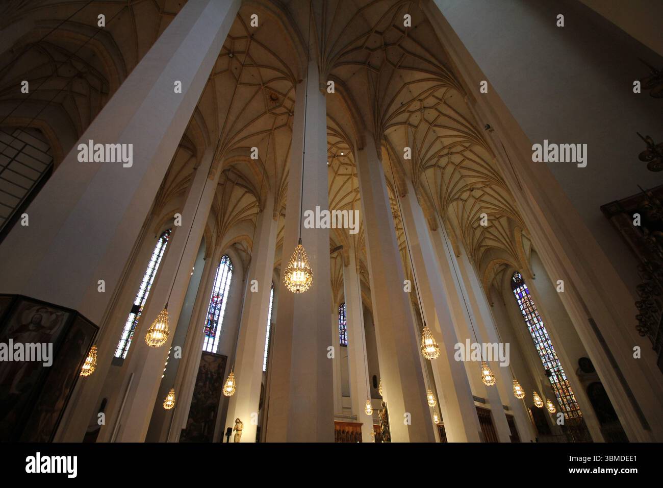 MUNICH, GERMANY - JUNE 24, 2025: Interior view of St. Ludwig Church ...