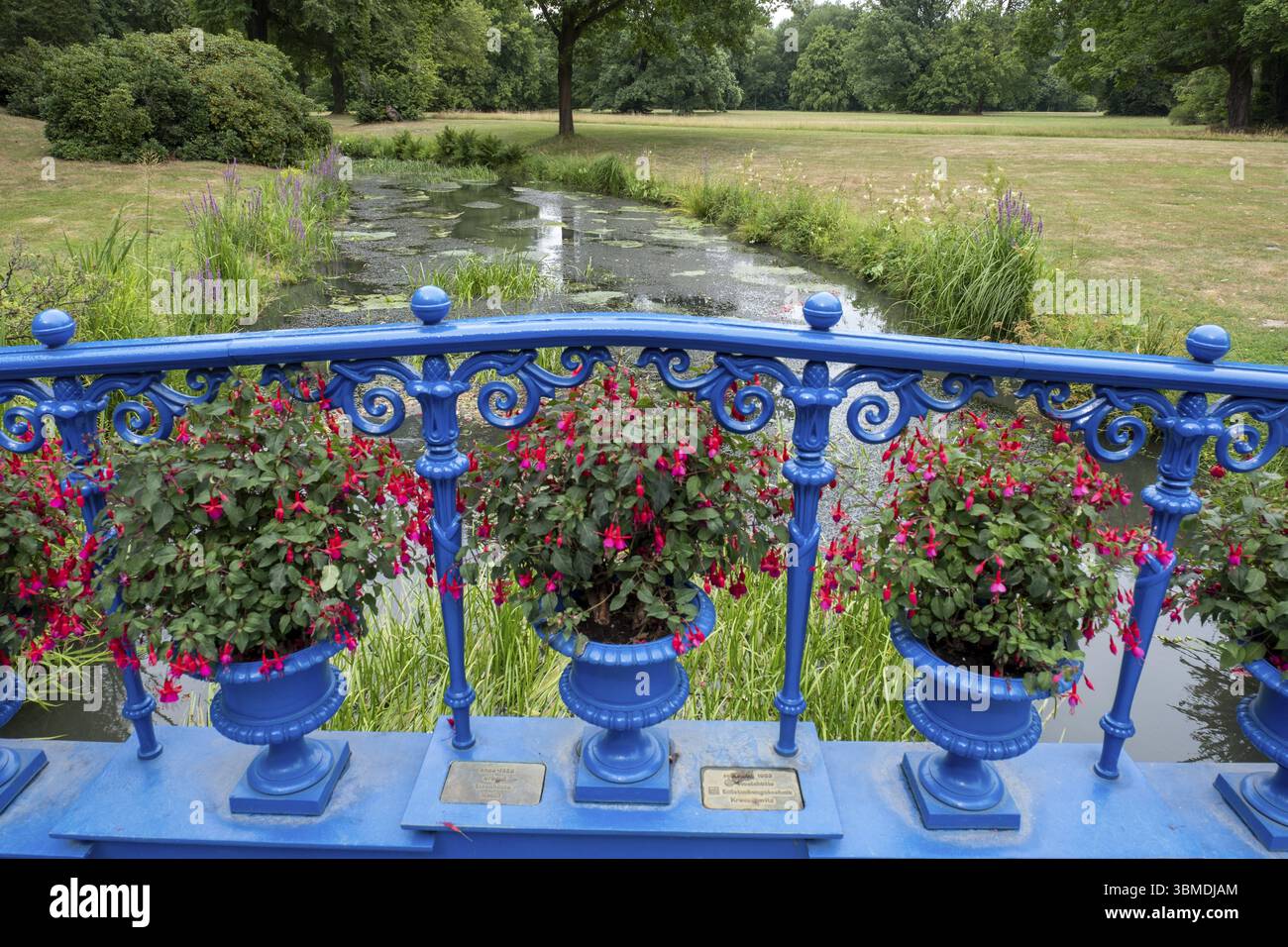 Fuchsia Bridge in the Blue Garden, Prince Pueckler Park, Muskau Park ...