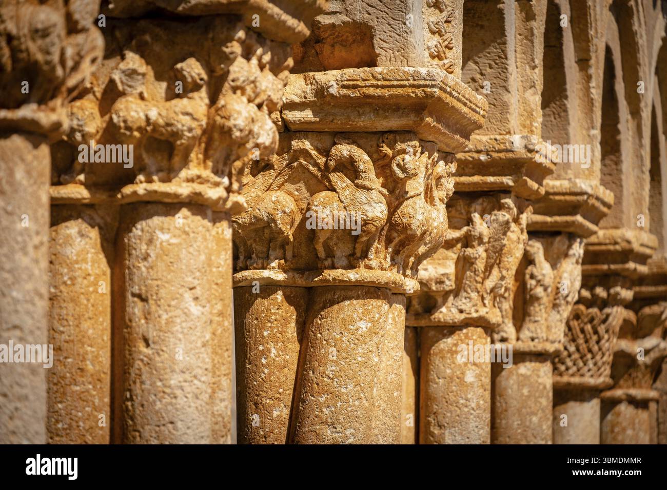 Porticoed gallery, Church of San Pedro Apostol, Romanesque, 12th ...