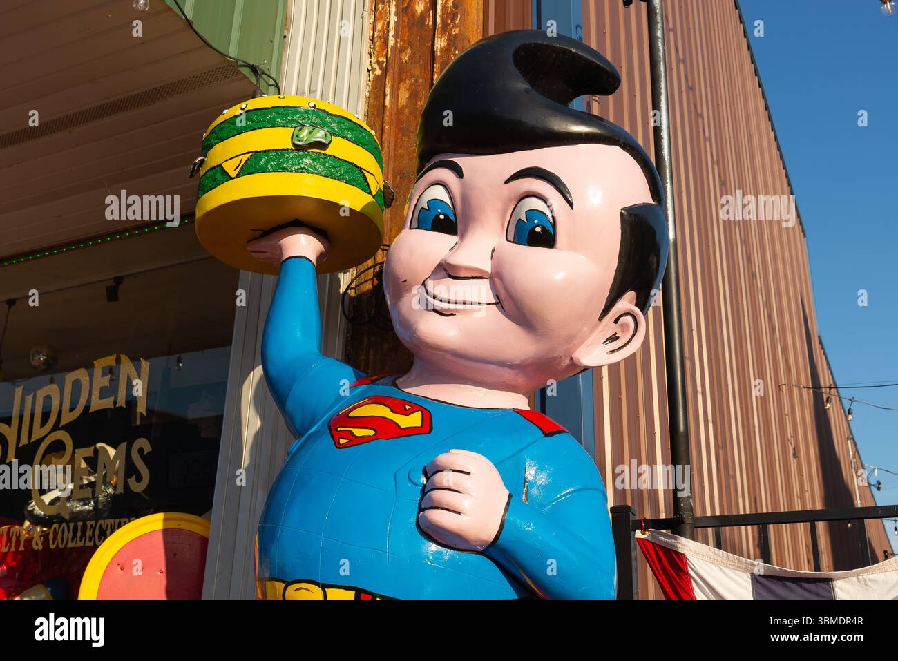 Metropolis, Illinois - United States - June 24th, 2025: Superman Bob's ...
