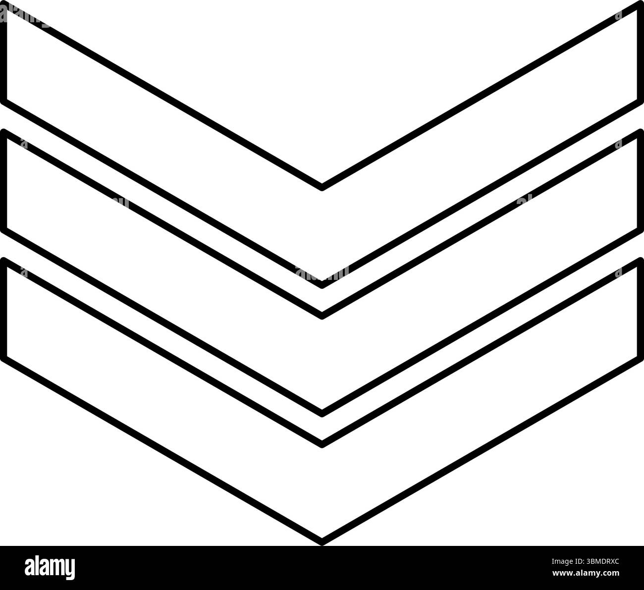 Army chevron military rank insignia badge symbol sign petty officer ...