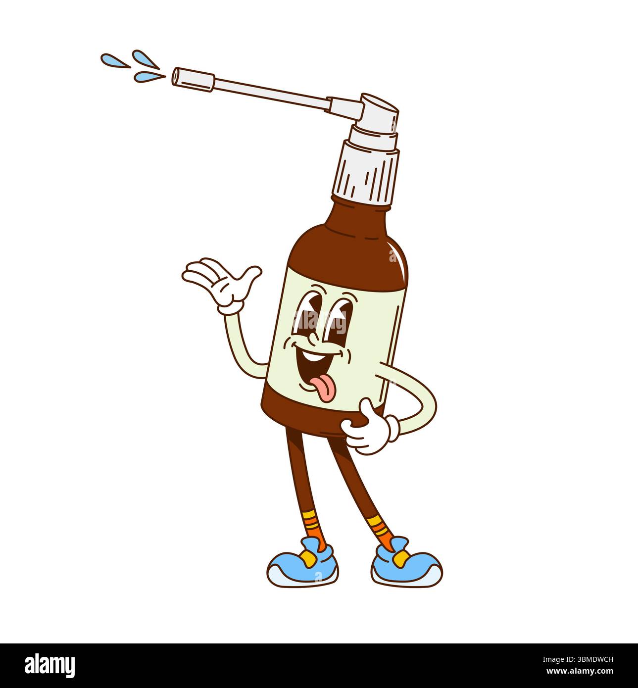 Saline nasal spray Stock Vector Images - Alamy