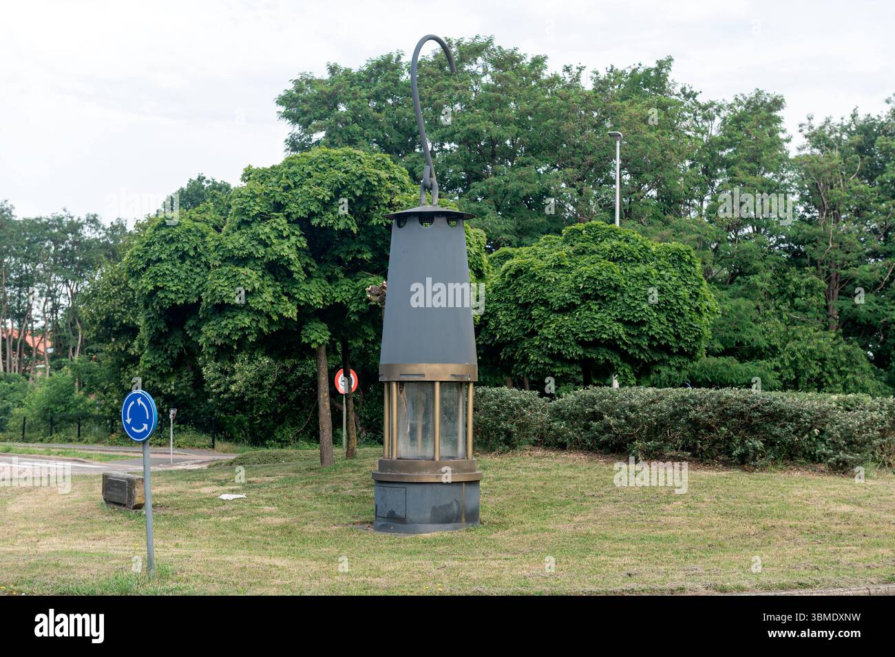 Genk Limburg Belgium June 2025 Large Davy lamp on the centre of a ...