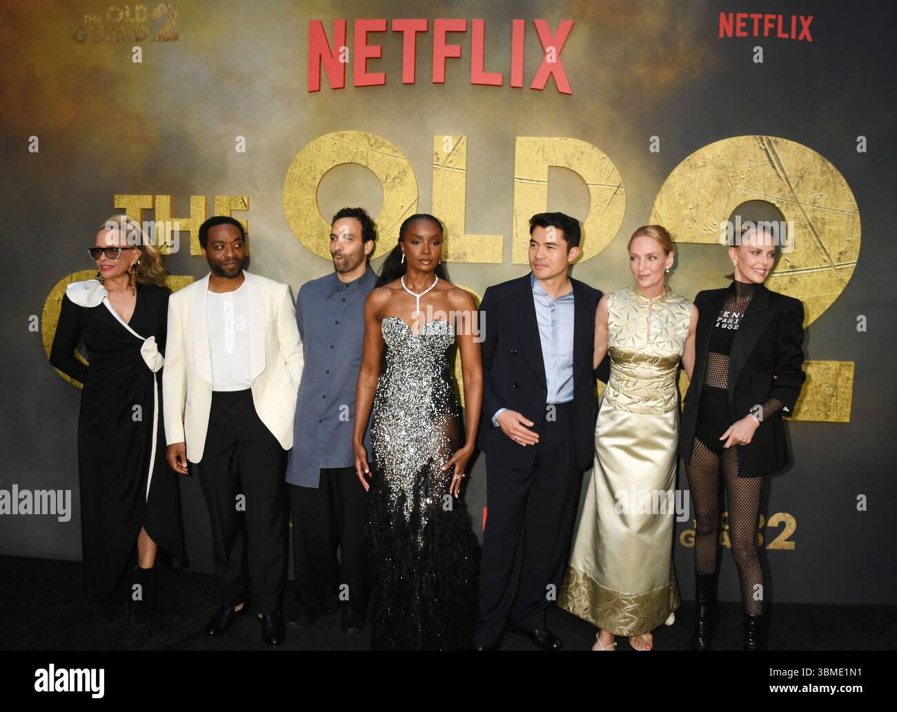 LOS ANGELES, CALIFORNIA - JUNE 25: (L-R) Victoria Mahoney, Chiwetel ...