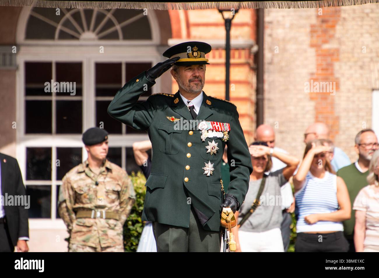 Denmarks King Frederik X attends the King s Watch Danish: Kongens Ur ...
