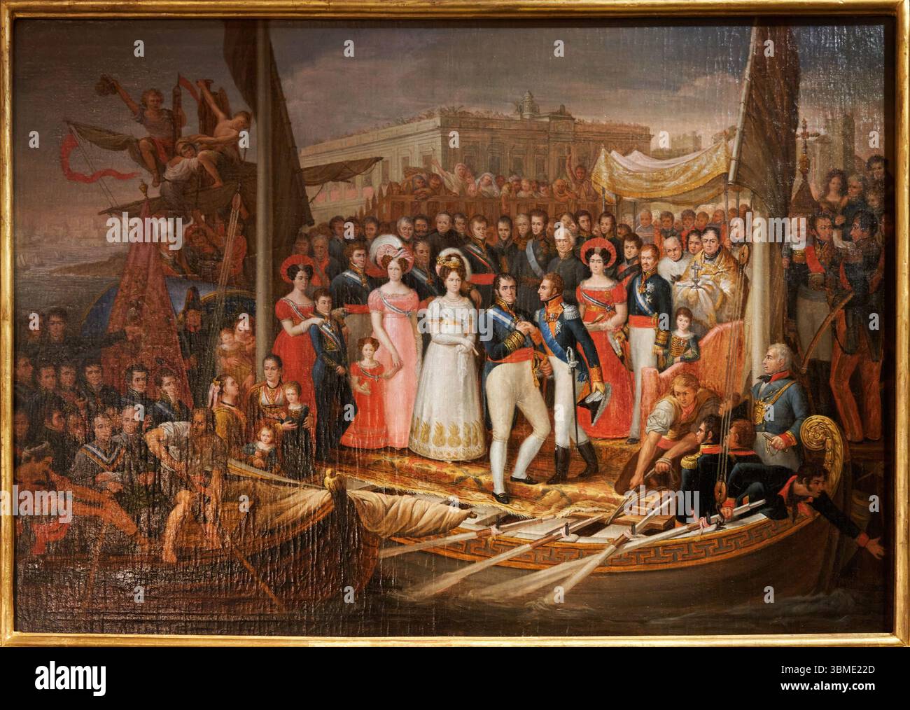 Desembarco de Fernando VII en el Puerto de Santa María, Landing of ...