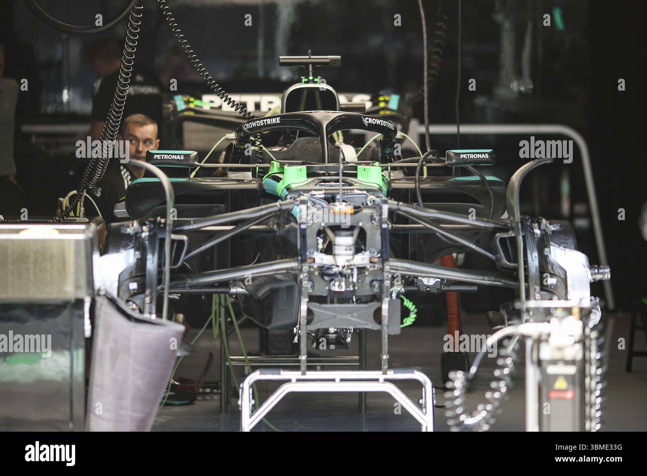 Mercedes AMG F1 Team W16, mechanical detail during the Formula 1 MSC Cruises Austrian Grand Prix ...