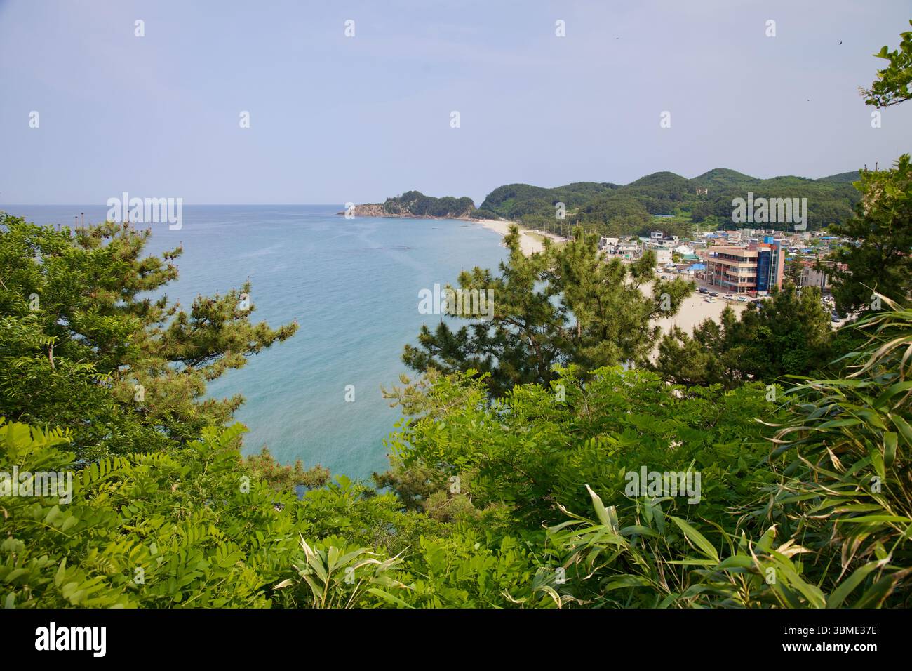 Samcheok City, South Korea - May 31st 2025: A clear view of Deoksan ...