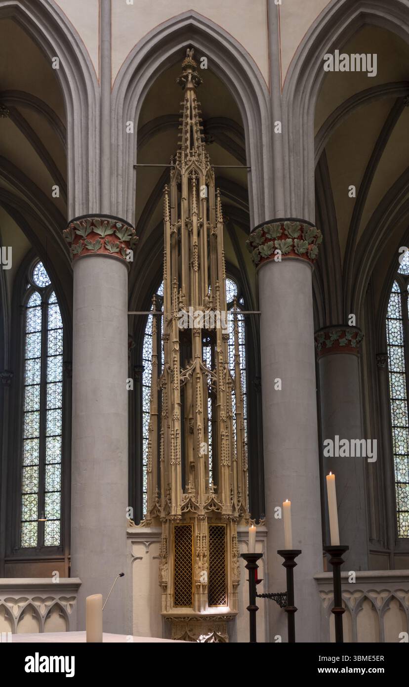 Altenberg Cathedral (also Bergischer Dom), Gothic sacrament house ...