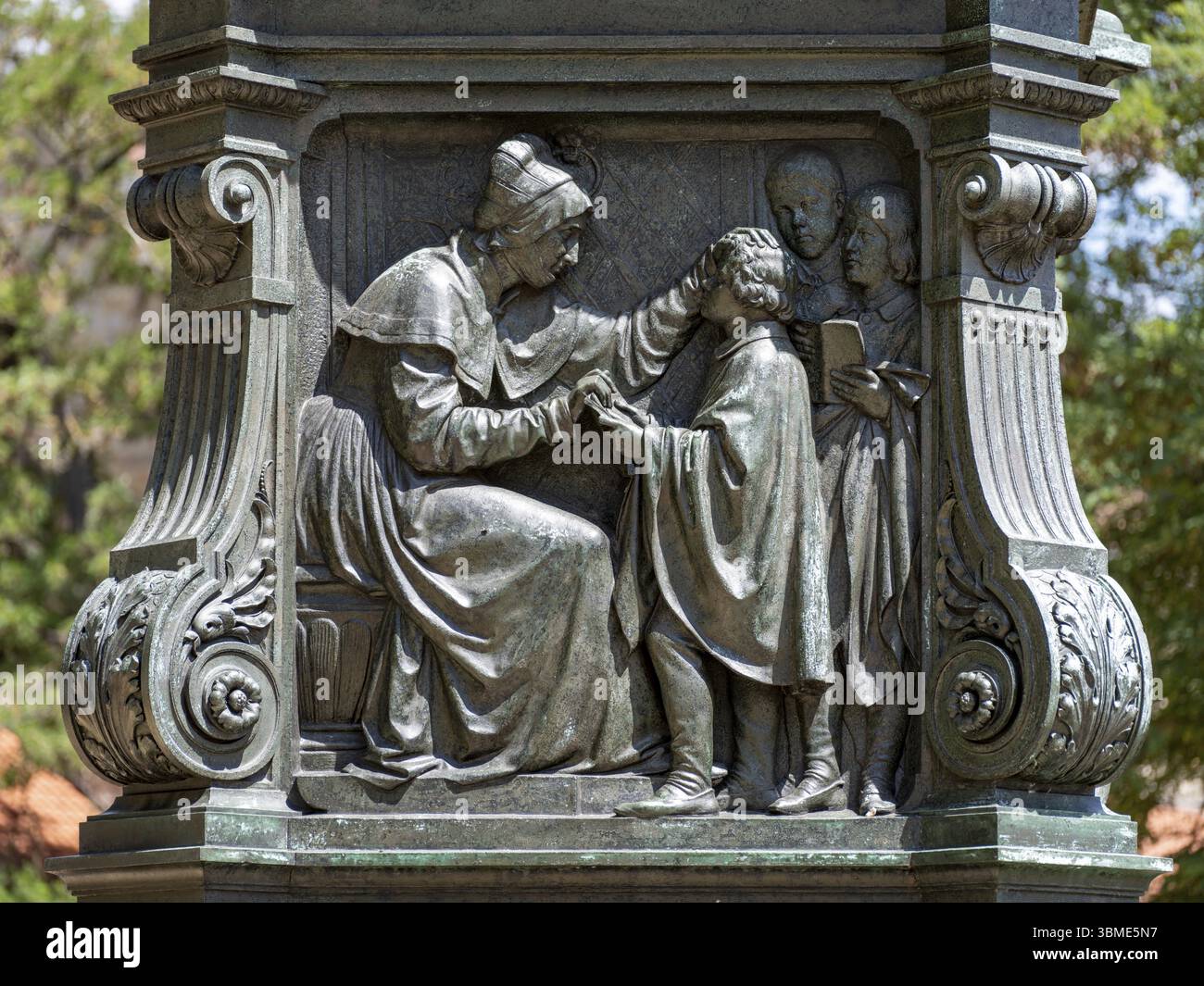 Luther monument by the sculptor Adolf von Donndorf from 1895 on ...
