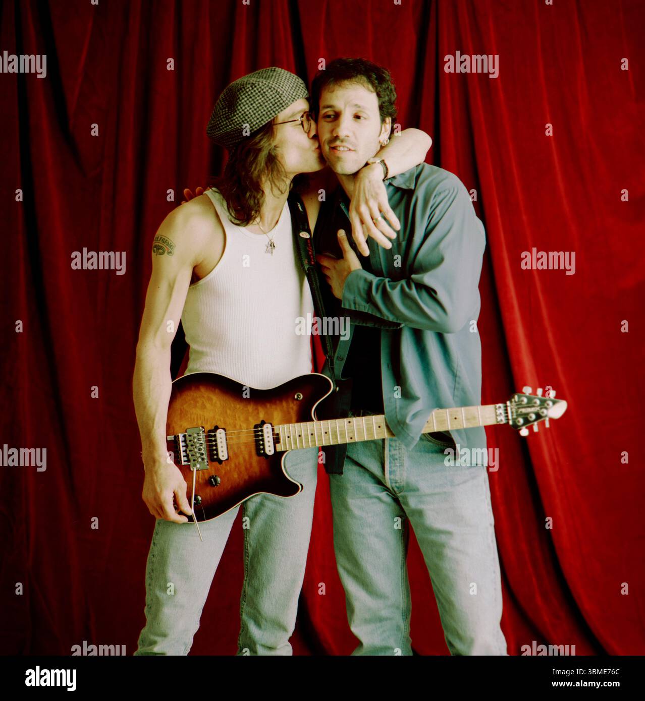 Eddie Van Halen and Gary Cherone 1995 Credit: Ross Pelton/MediaPunch ...