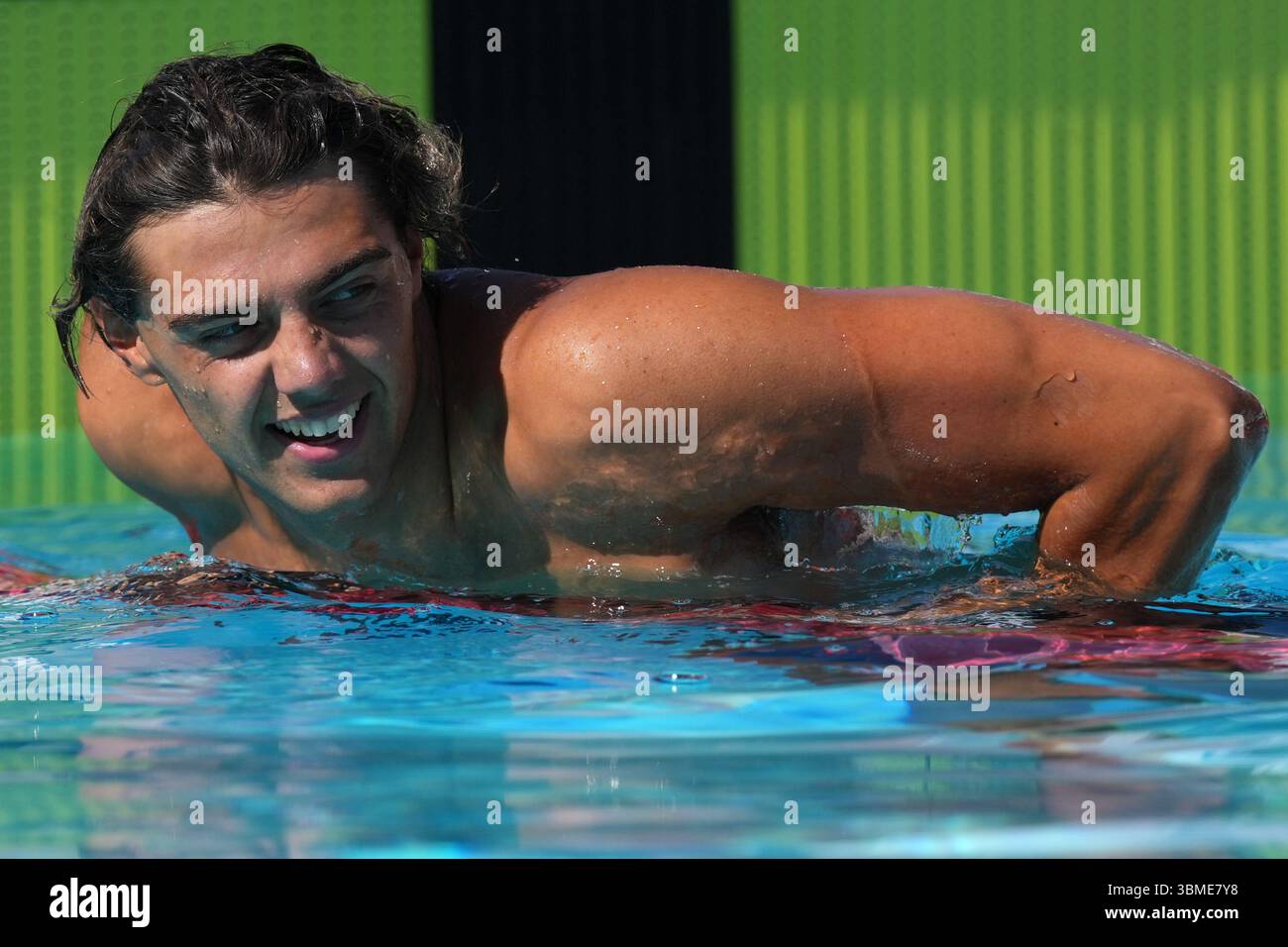 Rome, Italy. 26th June, 2025. Thomas Ceccon of Italy competes on Men ...