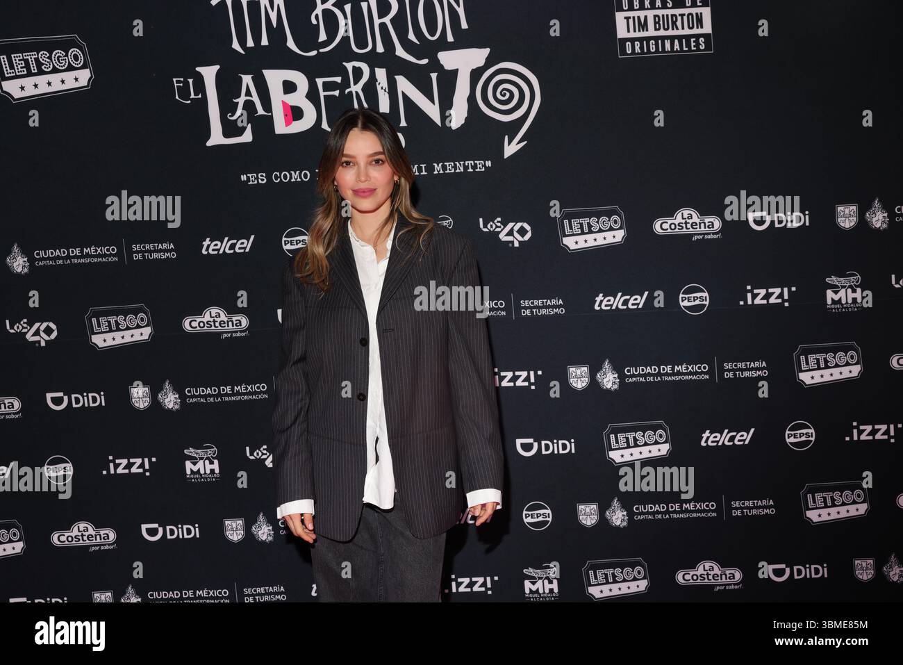 Lylo Fa attends the red carpet for immersive exhibition 'Labyrinth of ...