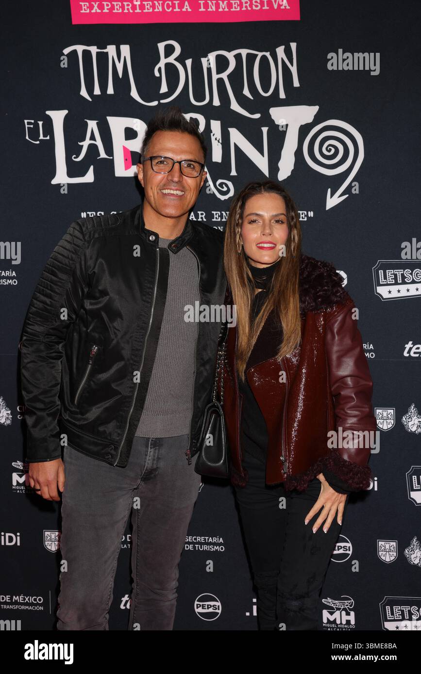 Claudia Alvarez and Billy Rovzar attend the red carpet for immersive ...